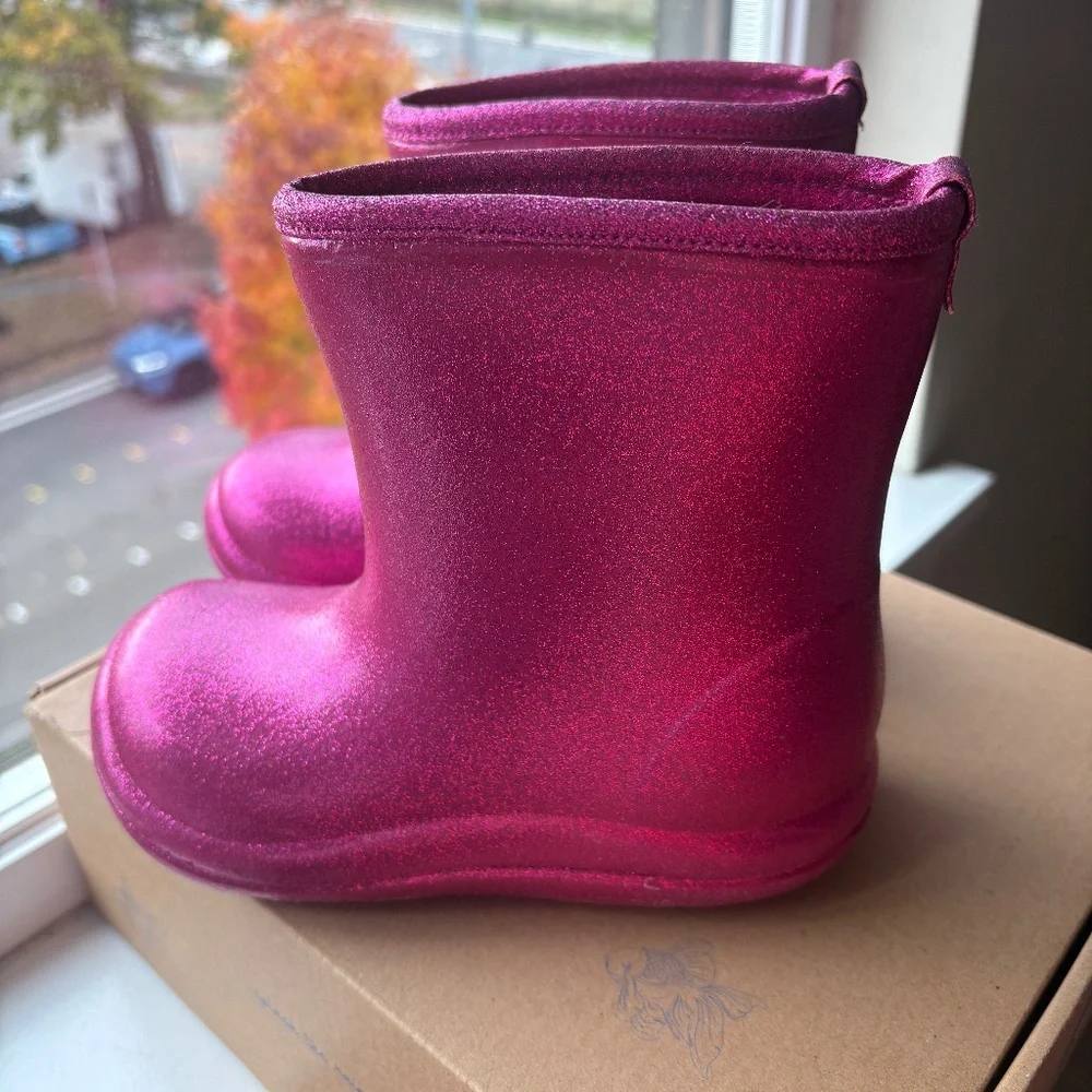 Konges Slojd | Shoes | Konges Sljd Luc Pink Rubber Boots | Poshmark